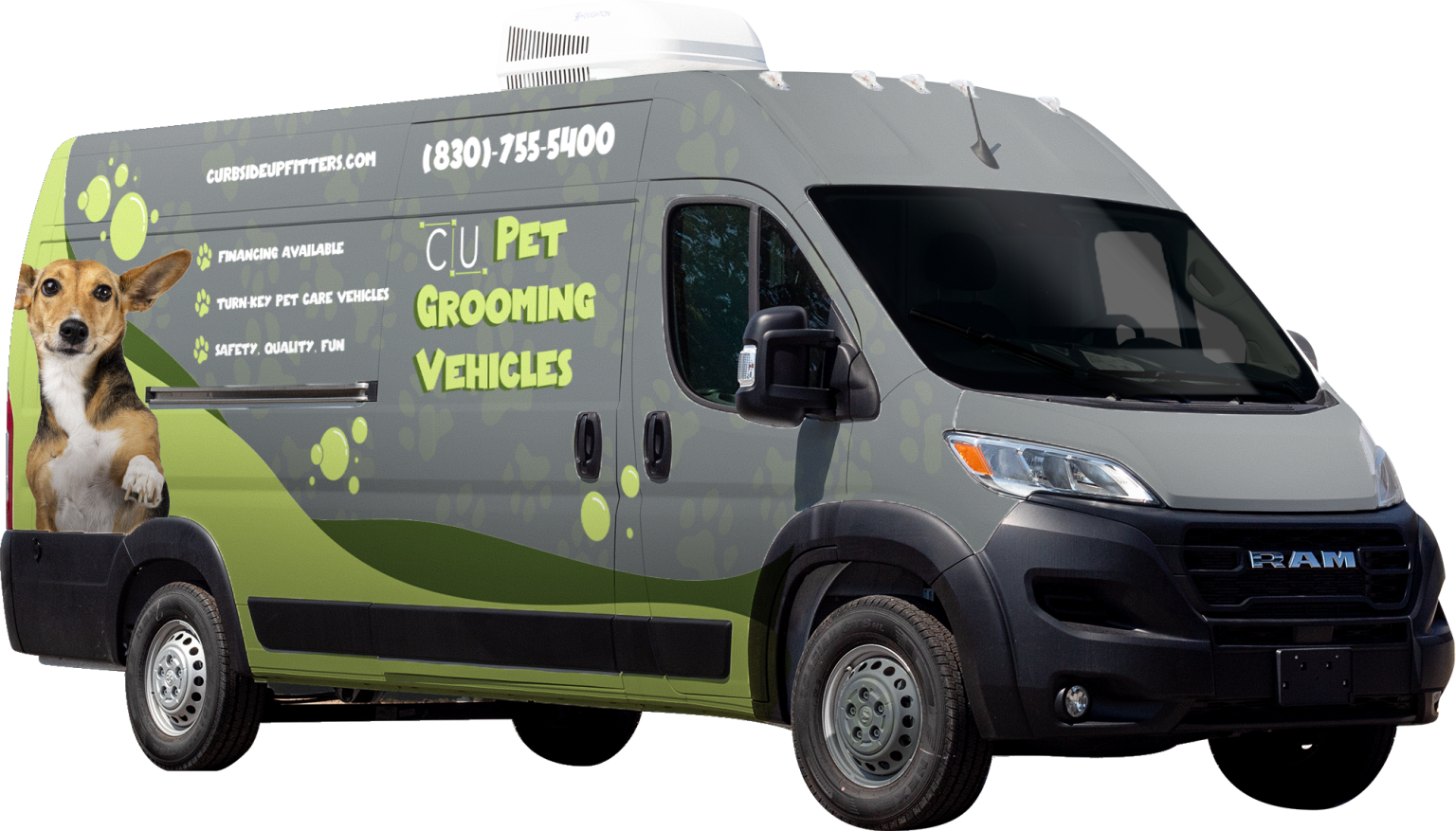 Mobile Pet Grooming Vans - Curbside Upfitters